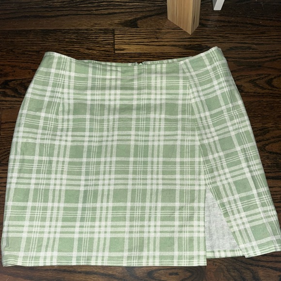 Motel Rocks | Skirts | Motel Rocks Green Plaid Skirt | Poshmark